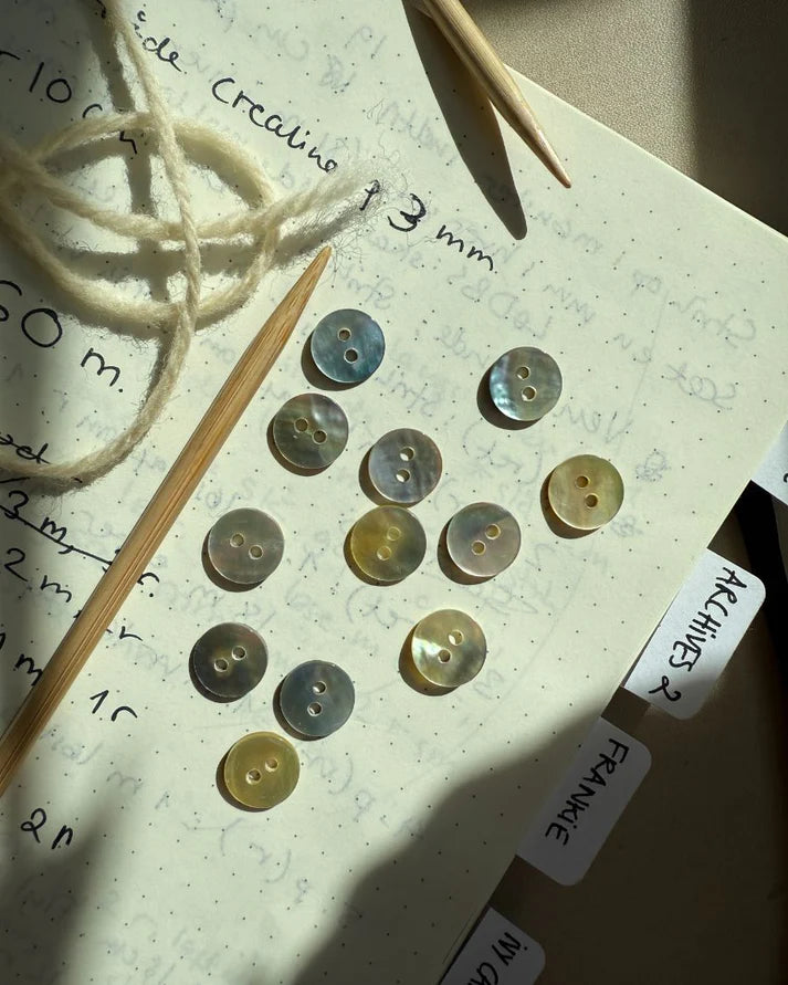 Buttons - Mother of Pearl 11.4mm - PetiteKnit – Get Flocked